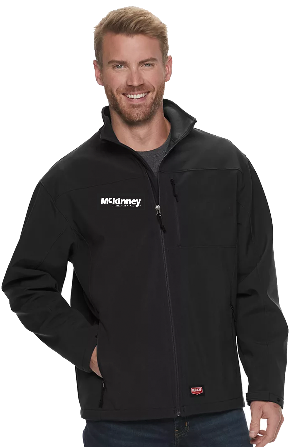 Red Kap - Mens Deluxe Soft Shell Jacket - JP68 – MckinneyTrailerMerchandise