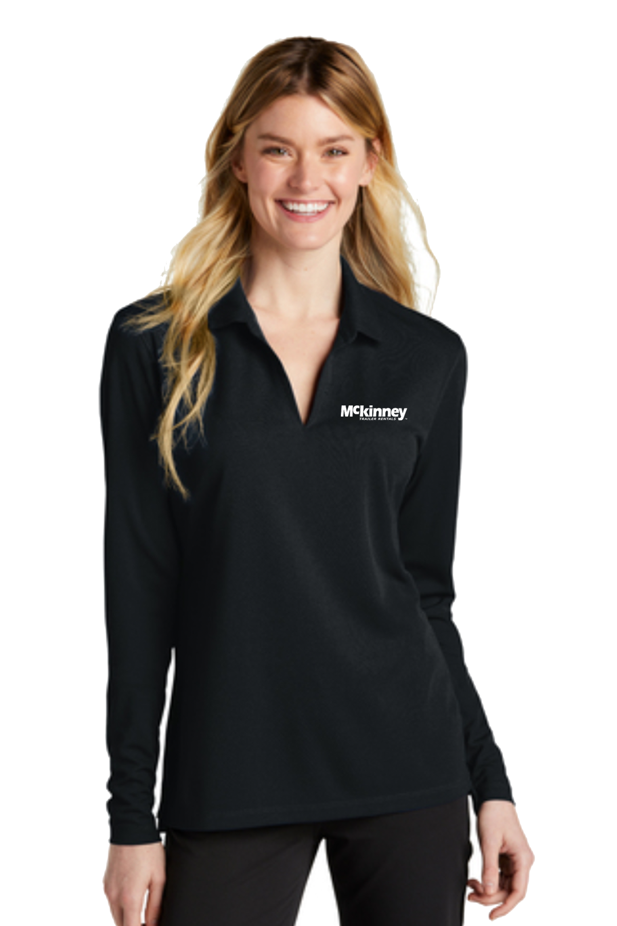 Nike Ladies Dri-FIT Micro Pique 2.0 Long Sleeve Polo ...